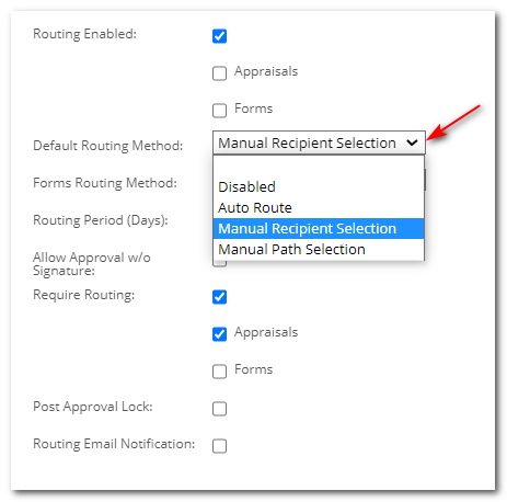 Routing in Performance Pro